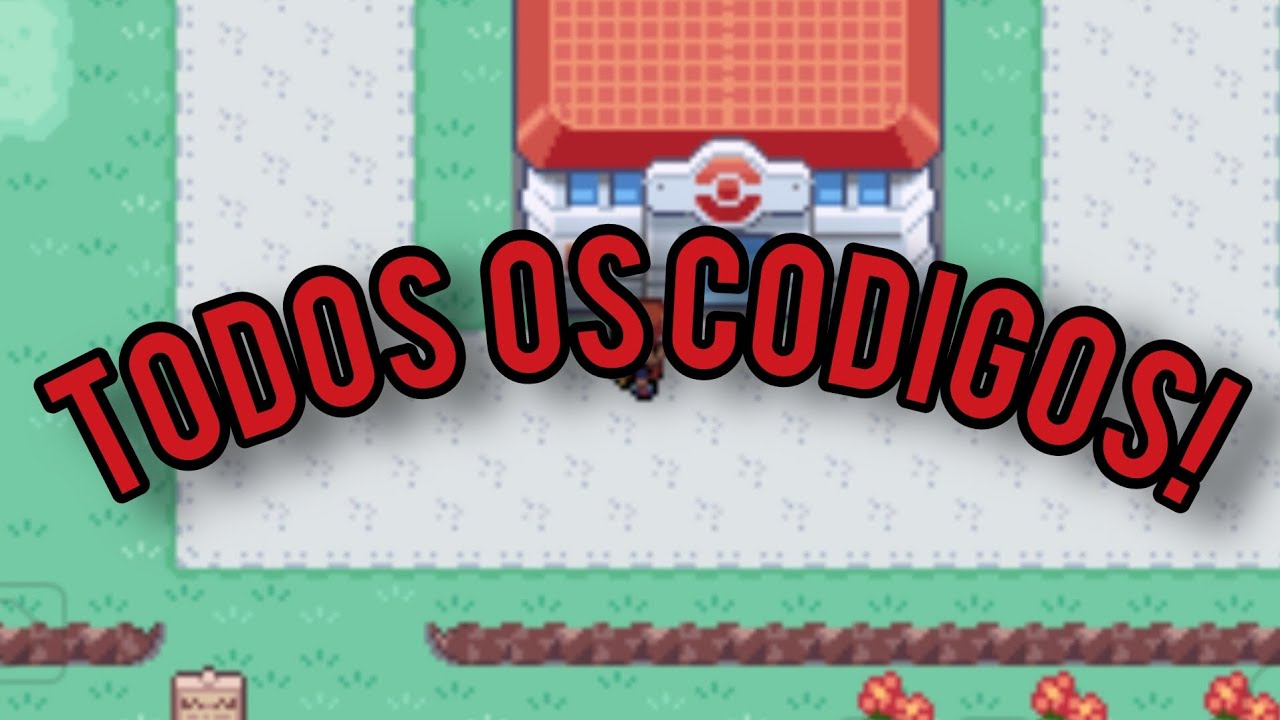 Todos os Códigos no Pokémon Radical Red! - YouTube