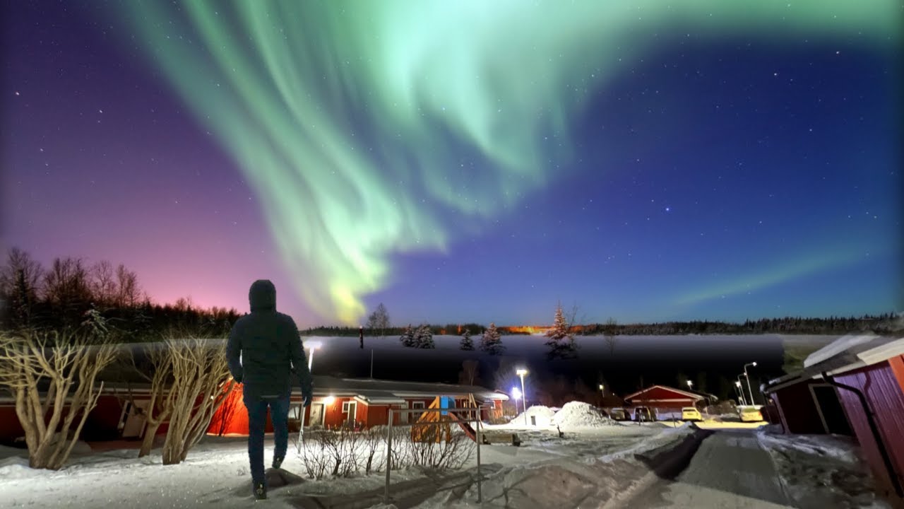 NORTHERN LIGHTS "AURORA BOREALIS"!!!! REVONTULET!!! Oulu! Suomi ...
