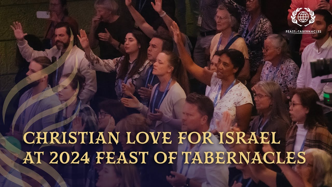 Christian love for Israel at 2024 Feast of Tabernacles - YouTube