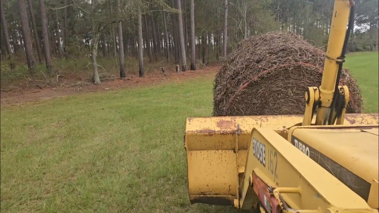 Farm Equipment in Action: Moving Peanut Hay & Cleaning Our Hay Baler ...