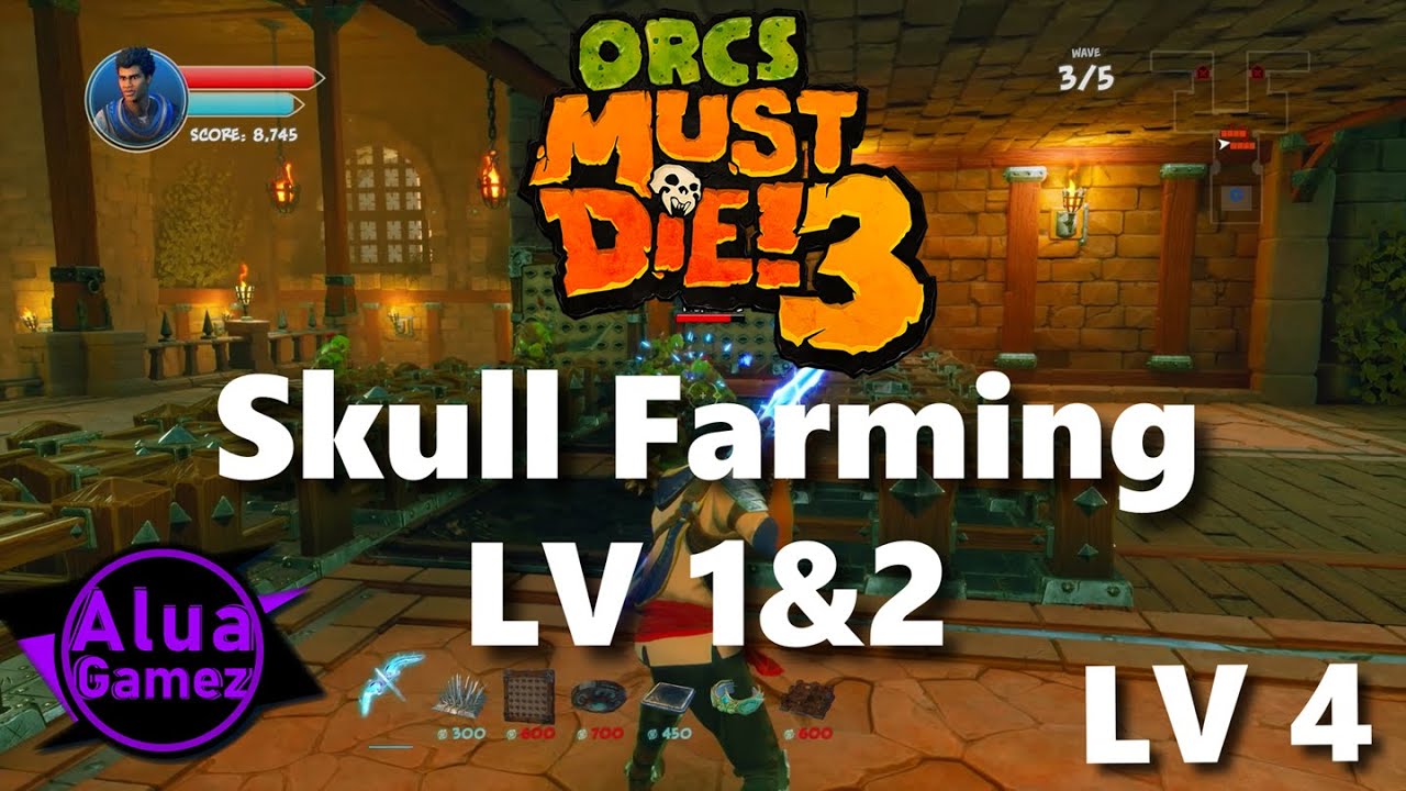 LV 4 Skull Farming LV 1&2 - YouTube