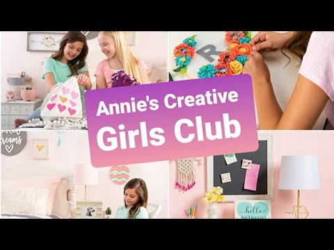 Annie's Creative Girls Club | DIY | Crafts Review - YouTube