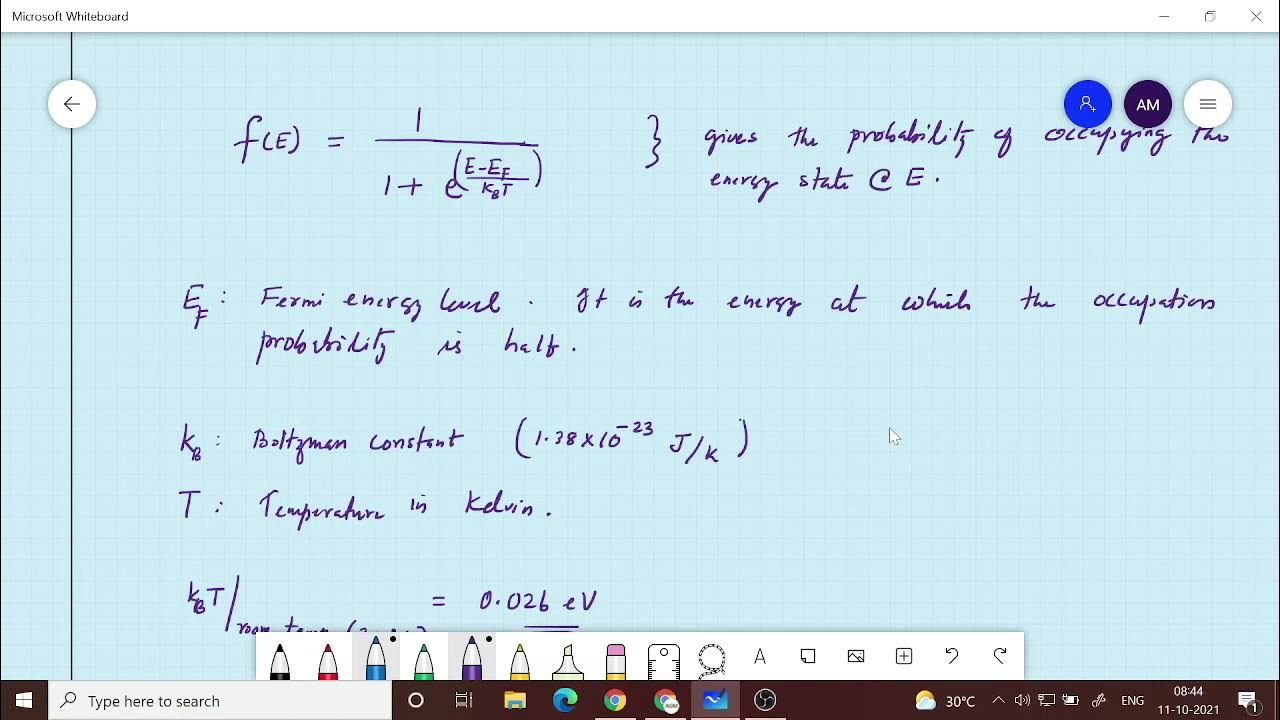 ED L18 Probability of occupancy or vacancy in energy bands 2021 10 11 ...