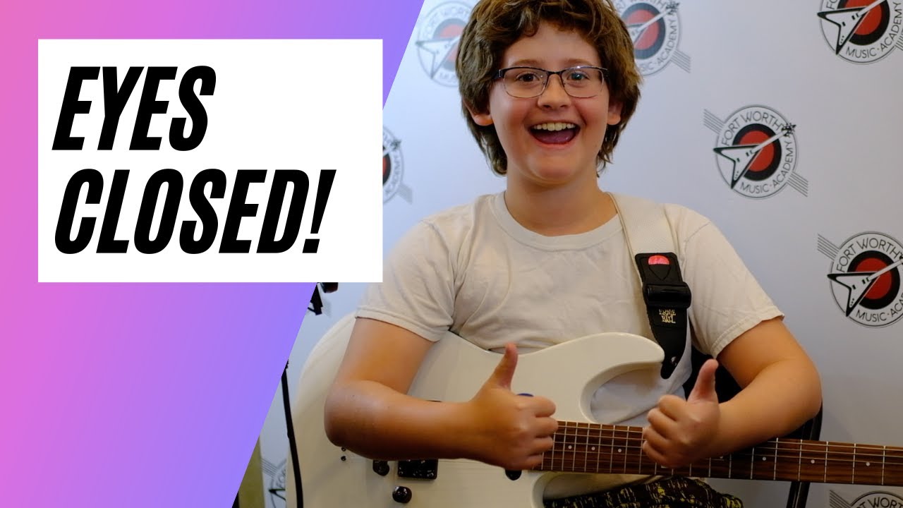 Guitar Student Gabe Plays "Pretty Woman" Riff - YouTube