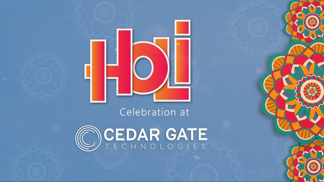 Holi Celebration 2024 - Cedar Gate Nepal - YouTube