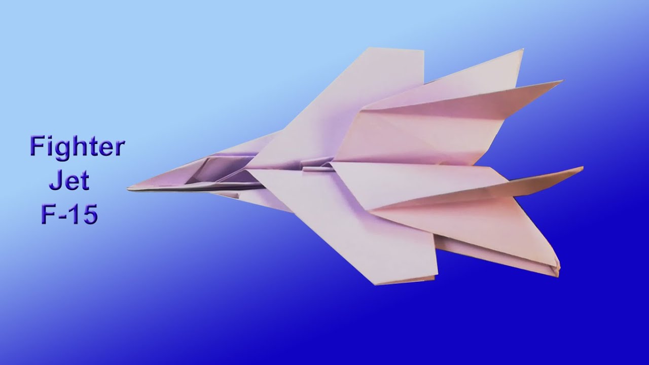 How to make a paper airplane model | F-14 Tomcat l KL DIY - YouTube