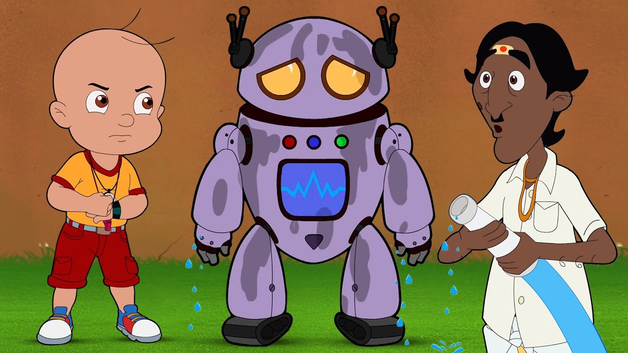 Mighty Raju - Water Trouble for Cheeky | Cartoons For Kids | Robot ...