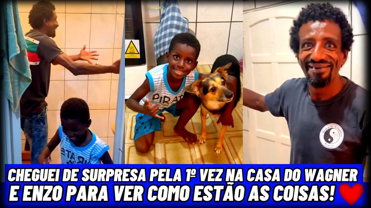 Cheguei de Surpresa pela 1º vez na casa do Wagner e Enzo para ver como ...