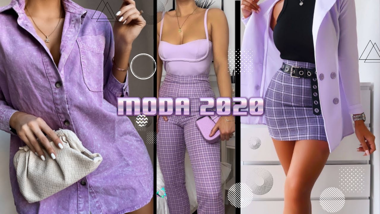 MODA 2020💜 OUTFITS COLOR LAVANDA EN TENDENCIAS 2020💜 COLORES DE MODA ...