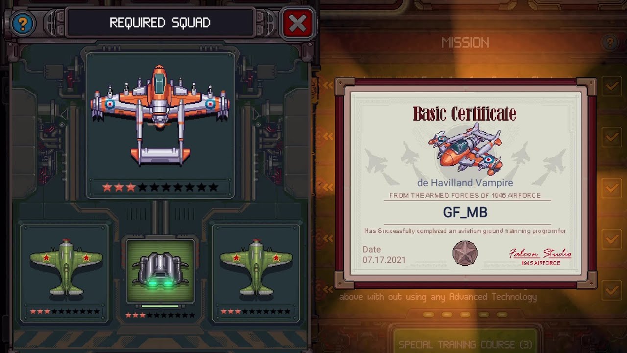 de Havilland Vampire BASIC Certificate - 1945 Airforce Gameplay - YouTube