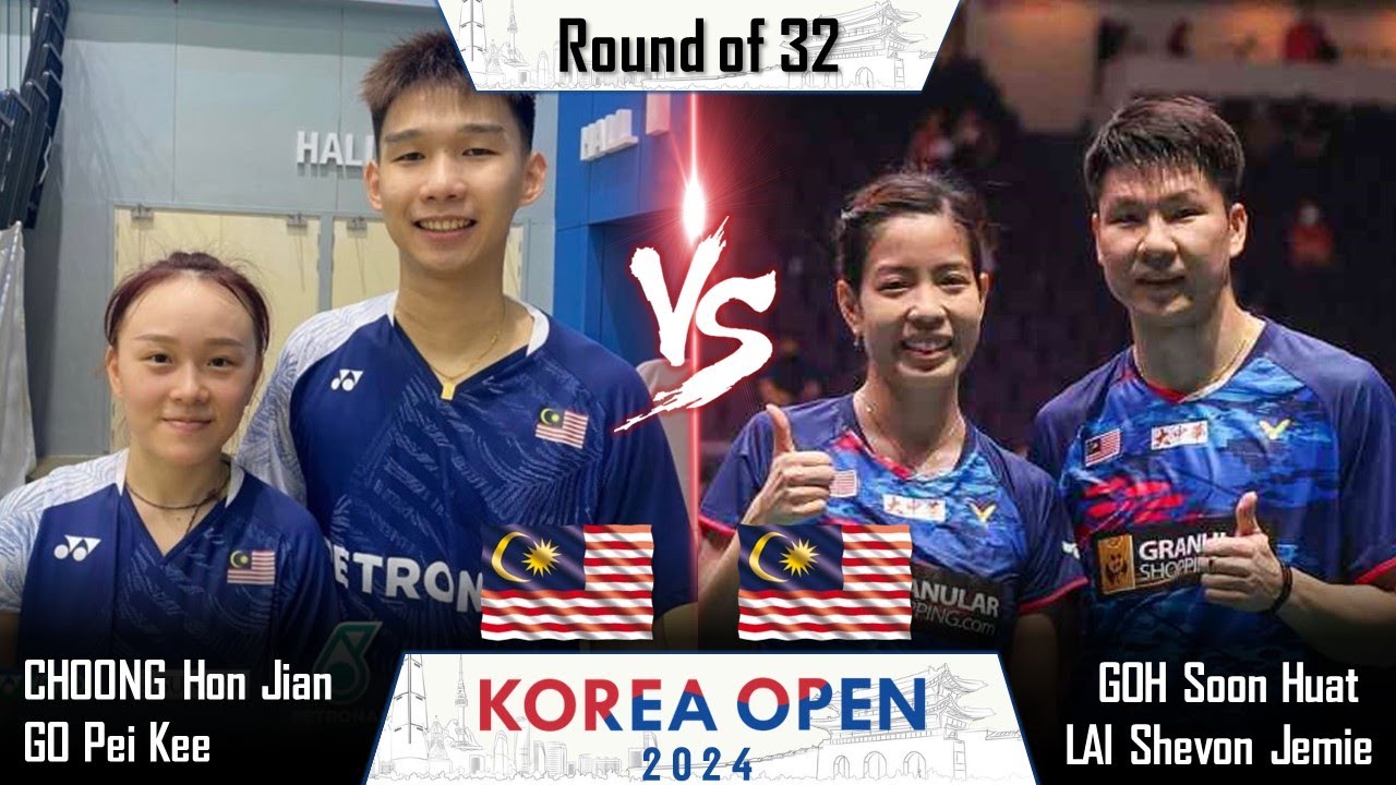 CHOONG Hon Jian /GO Pei Kee vs GOH Soon Huat /LAI Shevon Jemie | Korea ...