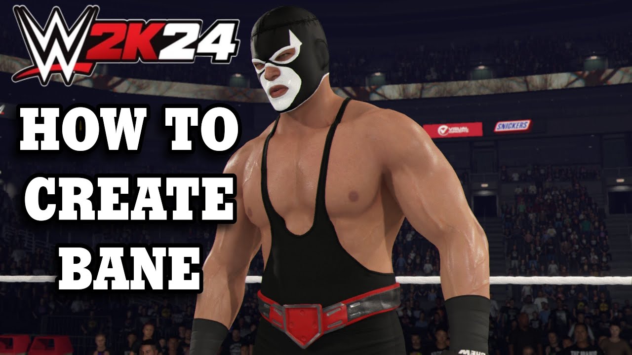 WWE2K24 - How To Create Bane - YouTube