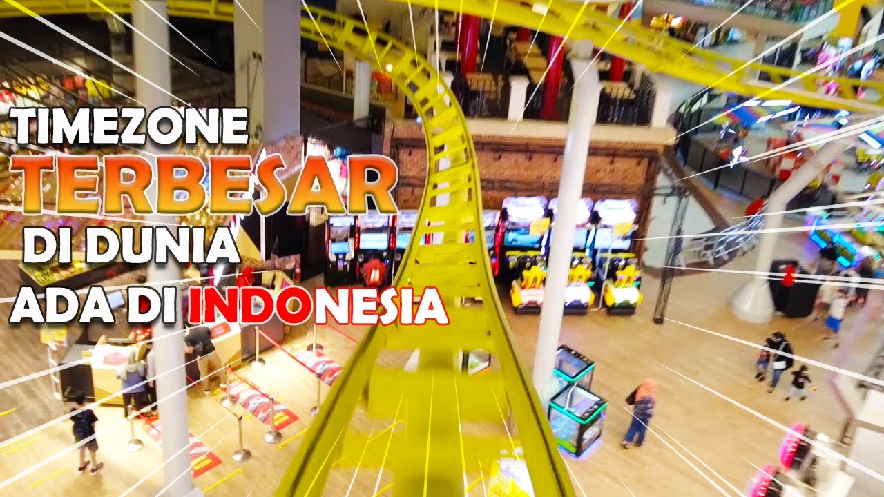ROLLER COASTER TIMEZONE SUPERMALL KARAWACI - YouTube