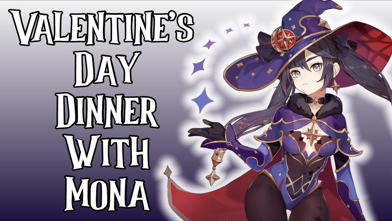 ASMR| Valentine's Day with Mona|Genshin Impact Roleplay - YouTube