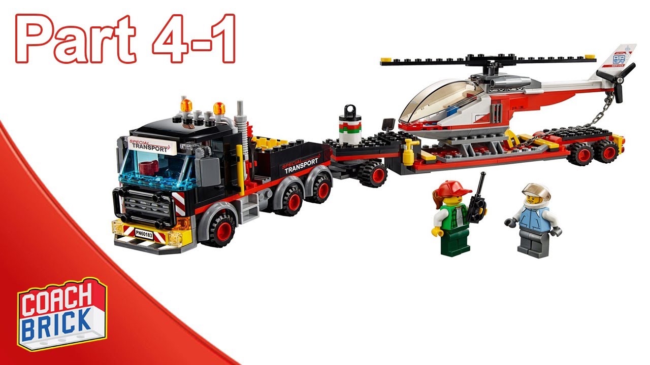 Heavy Cargo Transport - LEGO City 60183 (Bag 4, Part 1) - YouTube