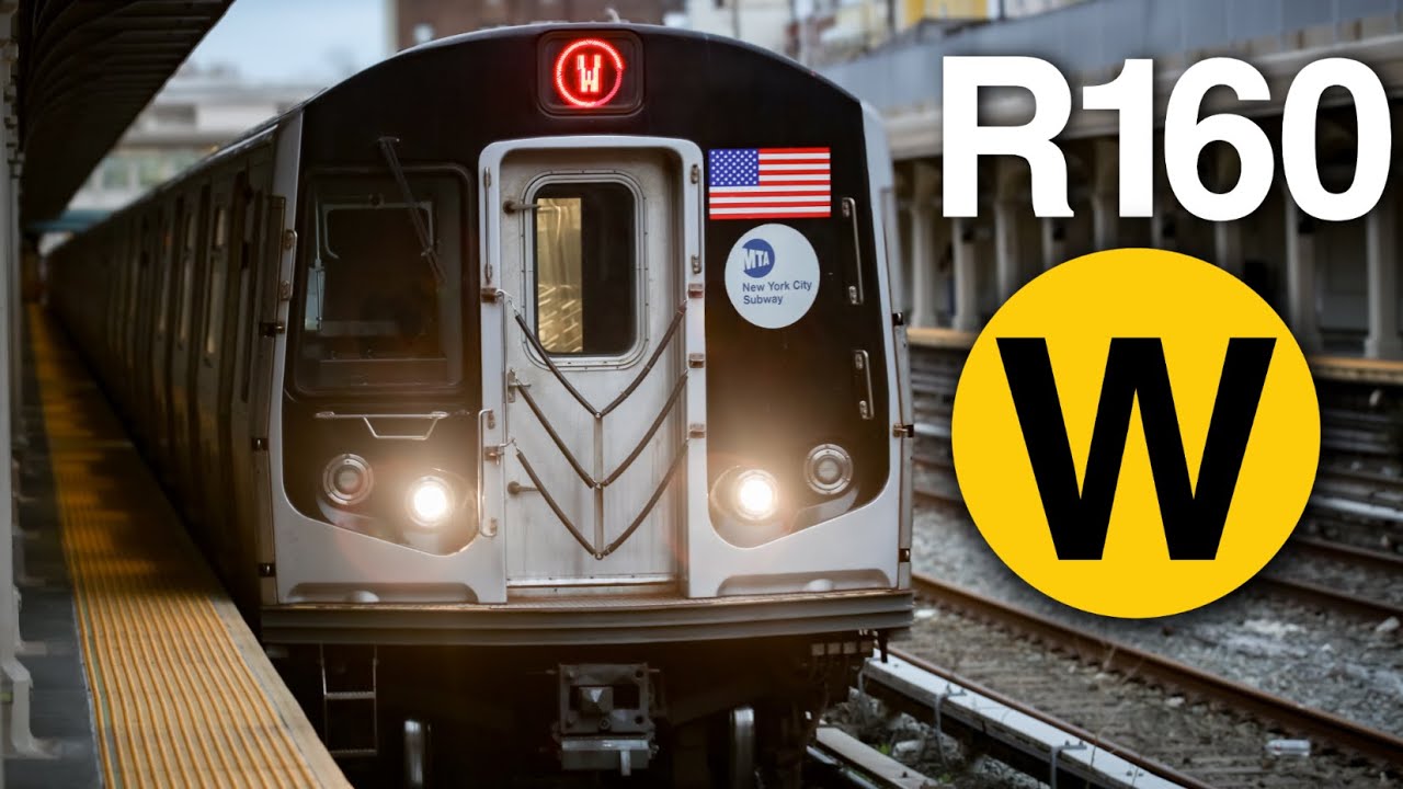 R160 running on the W line! - YouTube