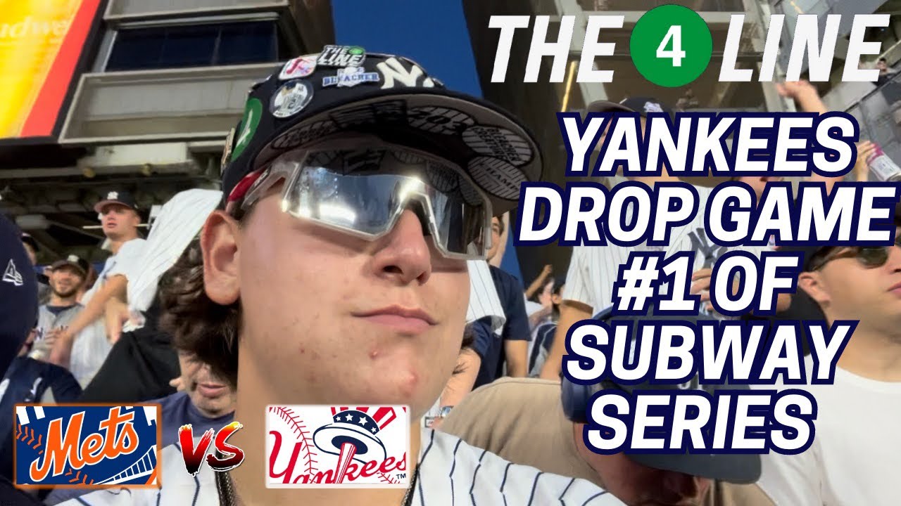 SUBWAY SERIES GAME #1 WAS AN AWFUL EXPERIENCE… 4 Line STADIUM VLOGS 🔥⚾️ ...