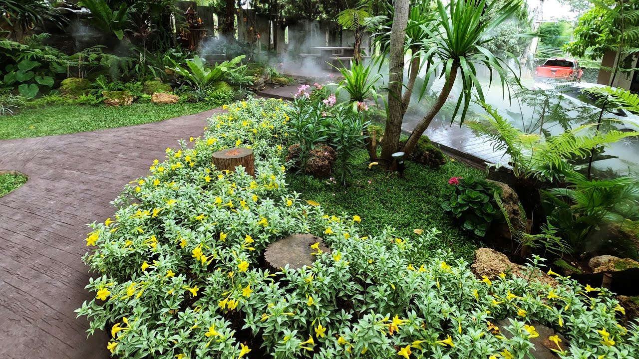 SHADY FRONT YARD, GARDEN IDEAS - YouTube