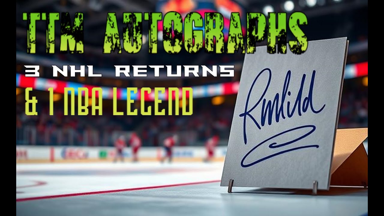 TTM (Through the Mail) Weekly Autograph Returns | Episode 4 (4K) 👍🏻 ...