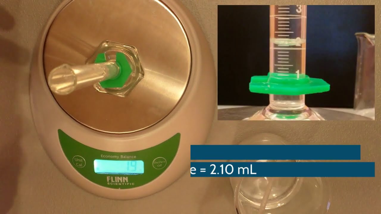 Experimental Determination of Liquid Densities - Mr Pauller - YouTube