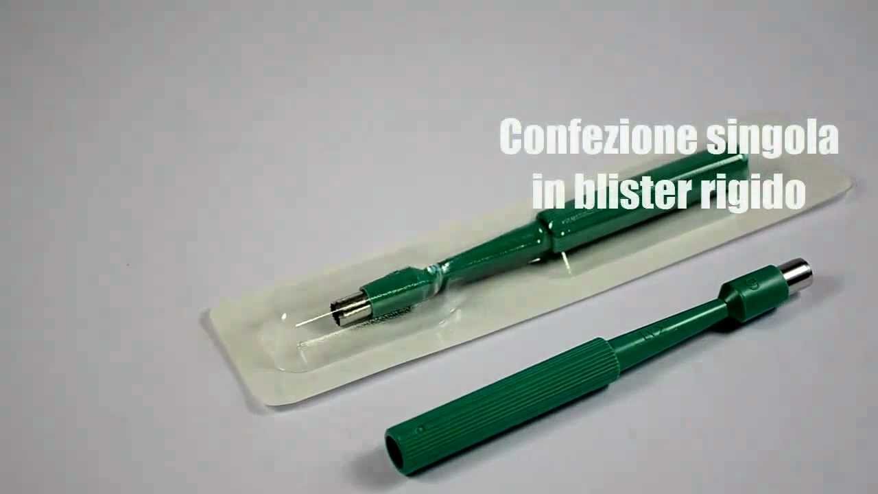 Punch monouso biopsia cutanea - YouTube