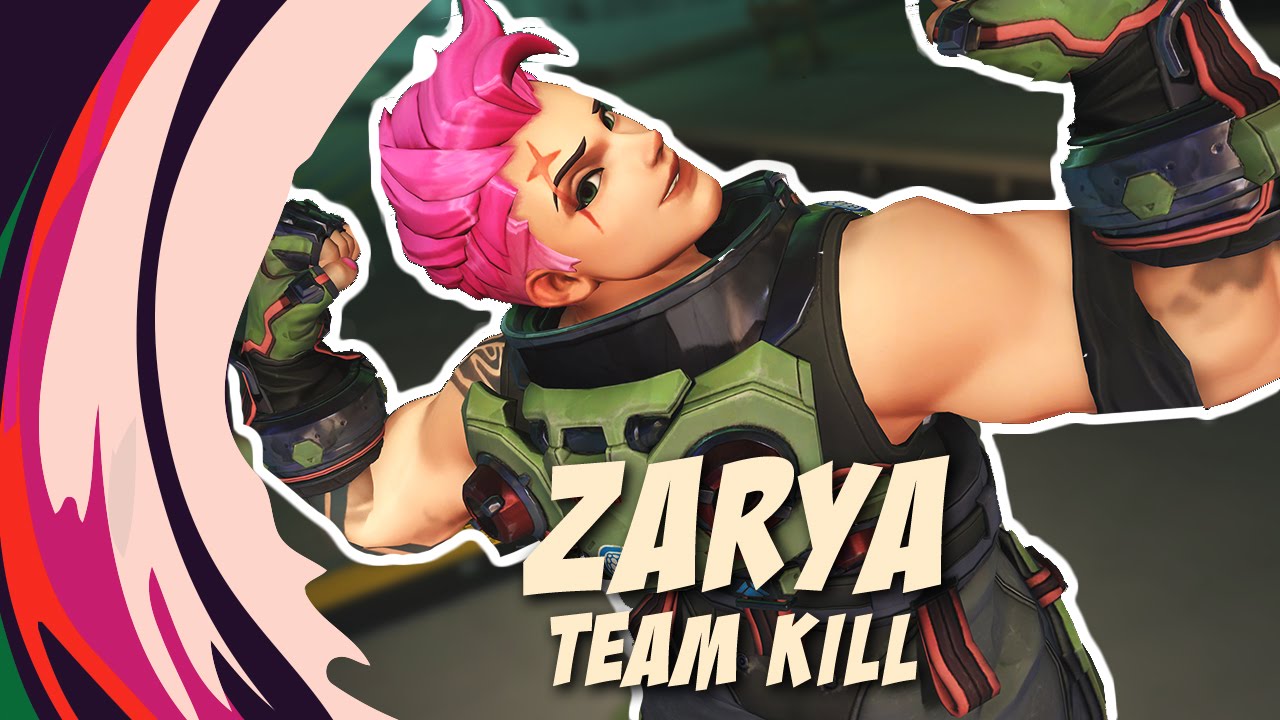 Overwatch: When the Stars don't Quite Align (Zarya Team Kill) - YouTube