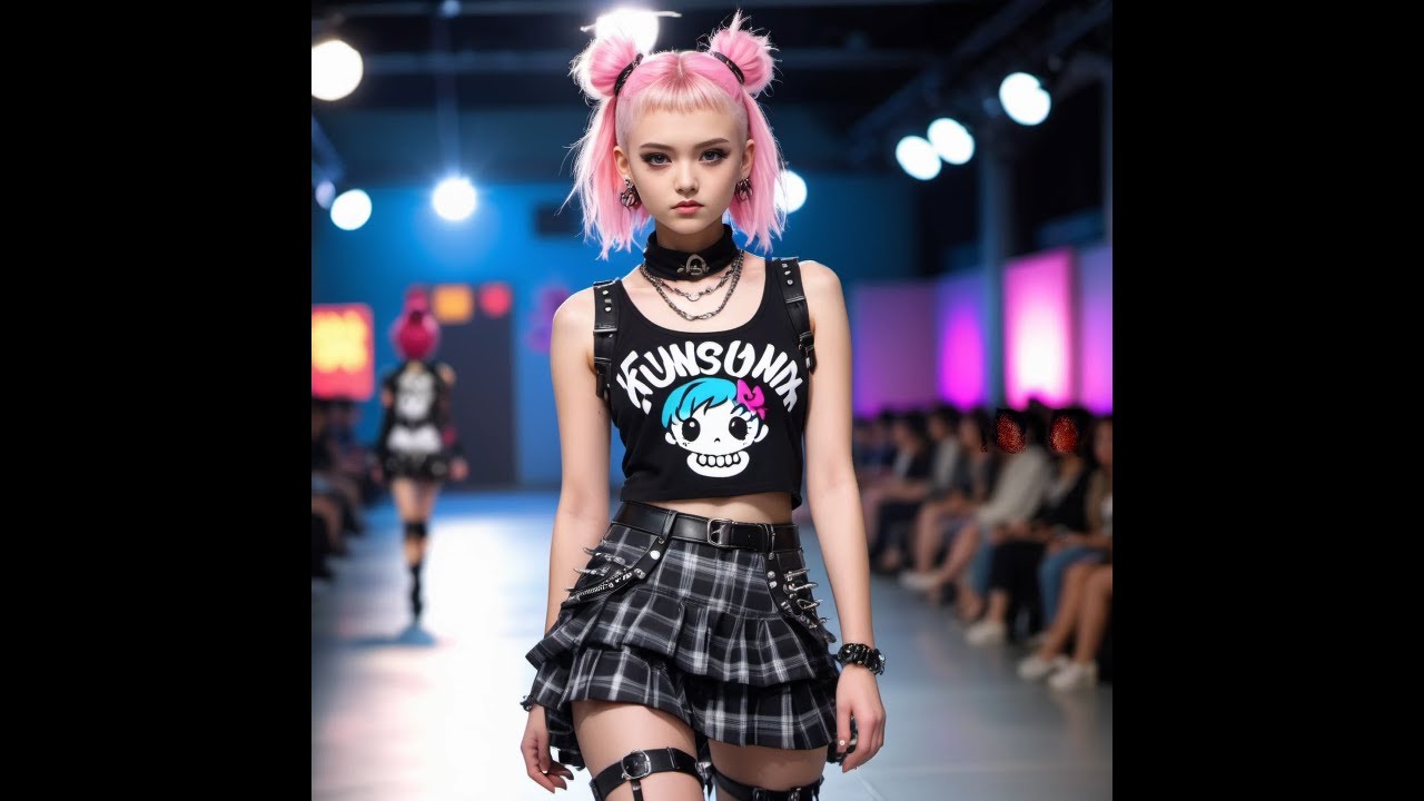 Kawaii Meets Punk: A Bold Fashion Fusion Explodes on the Catwalk (Part ...