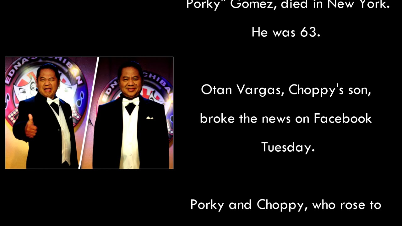 ‘Choppy’ of stand-up tandem Porkchop Duo dies - YouTube
