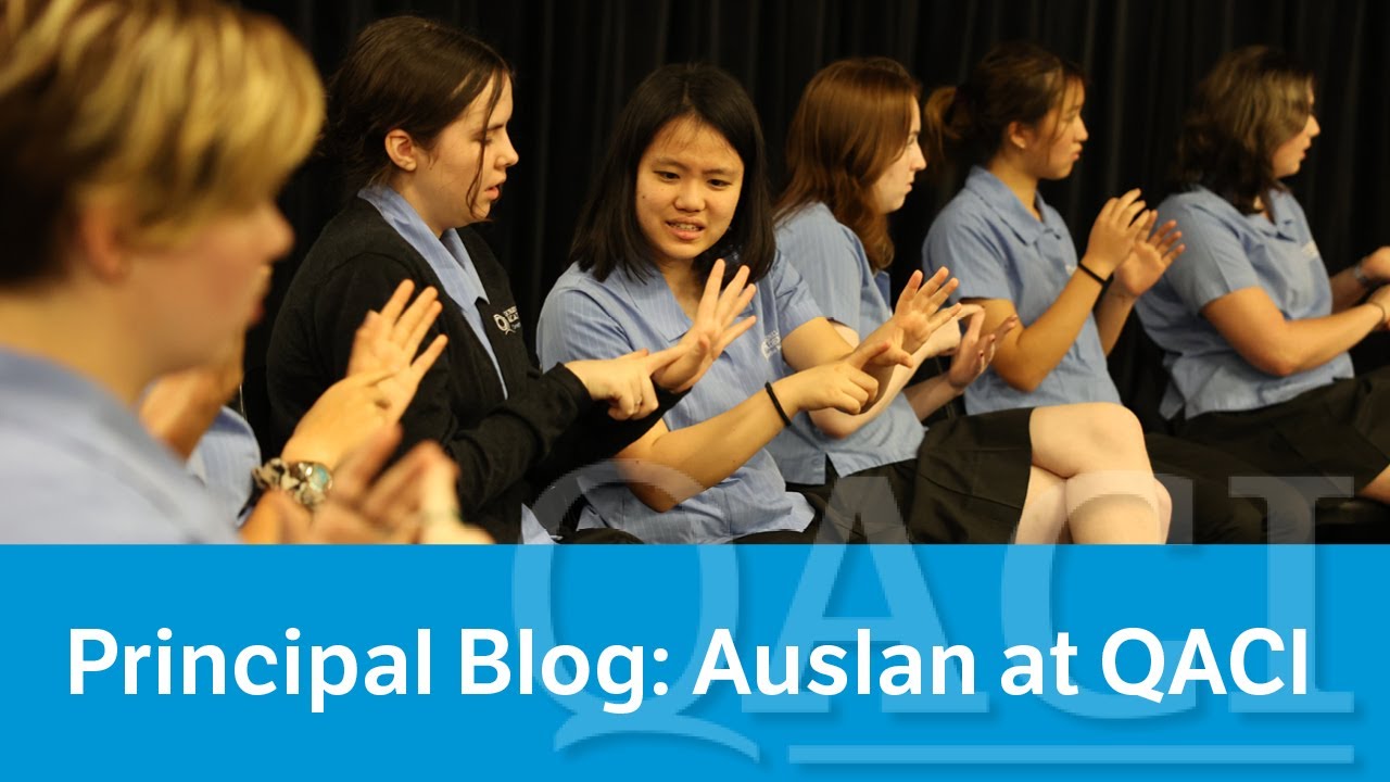 Principal Blog: Auslan Enrichment at QACI - YouTube