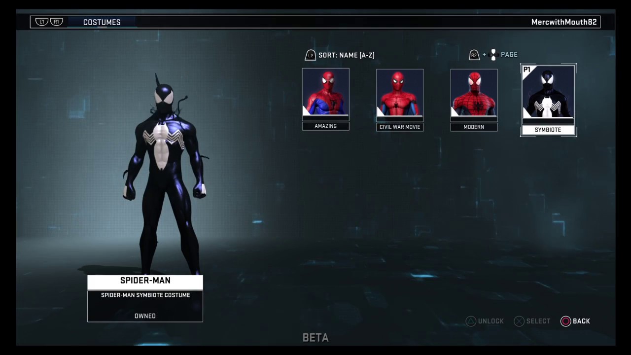 Marvel Heroes Omega - Symbiote Costume Spider-Man - YouTube