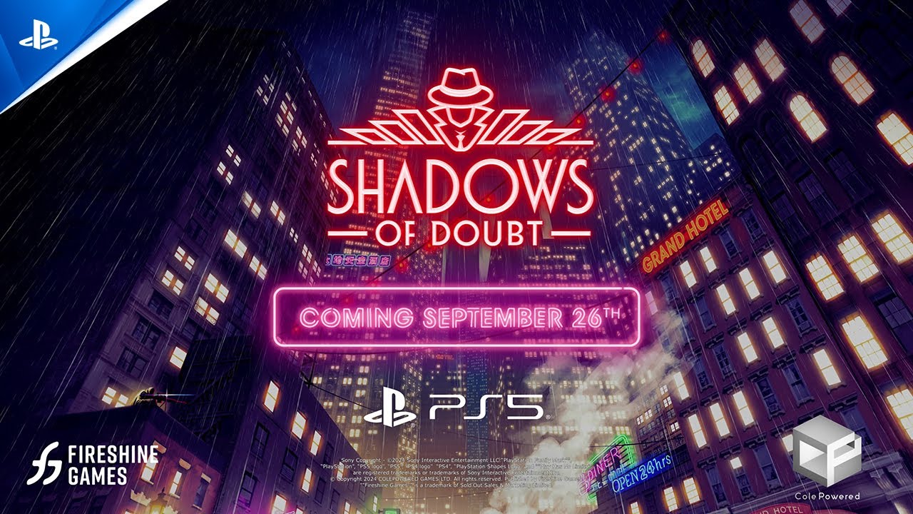 Shadows of Doubt - Release Date Announce Trailer | PS5 Games - YouTube