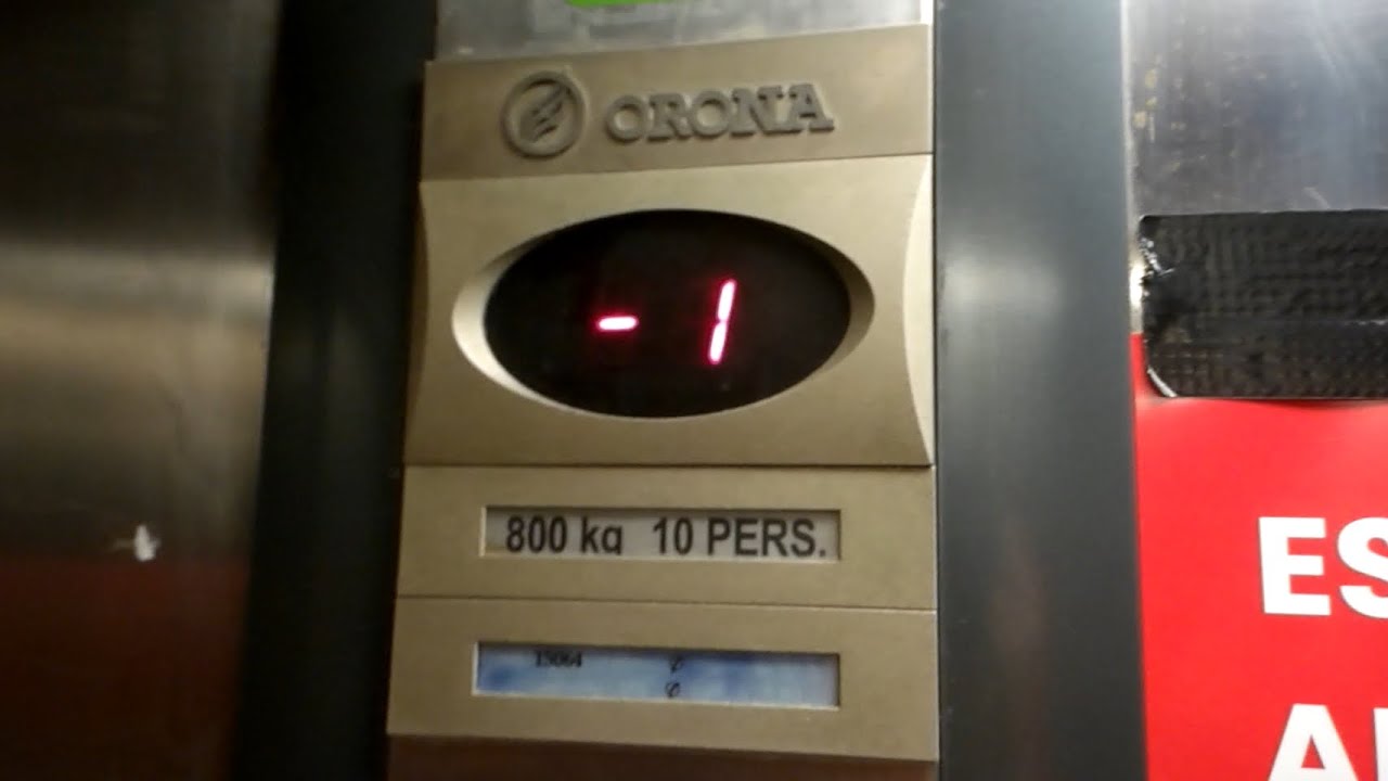 EPIC DRY POWERED MOTOR Orona OR96 Hydraulic Lift @ Eroski Santa Eulalia ...