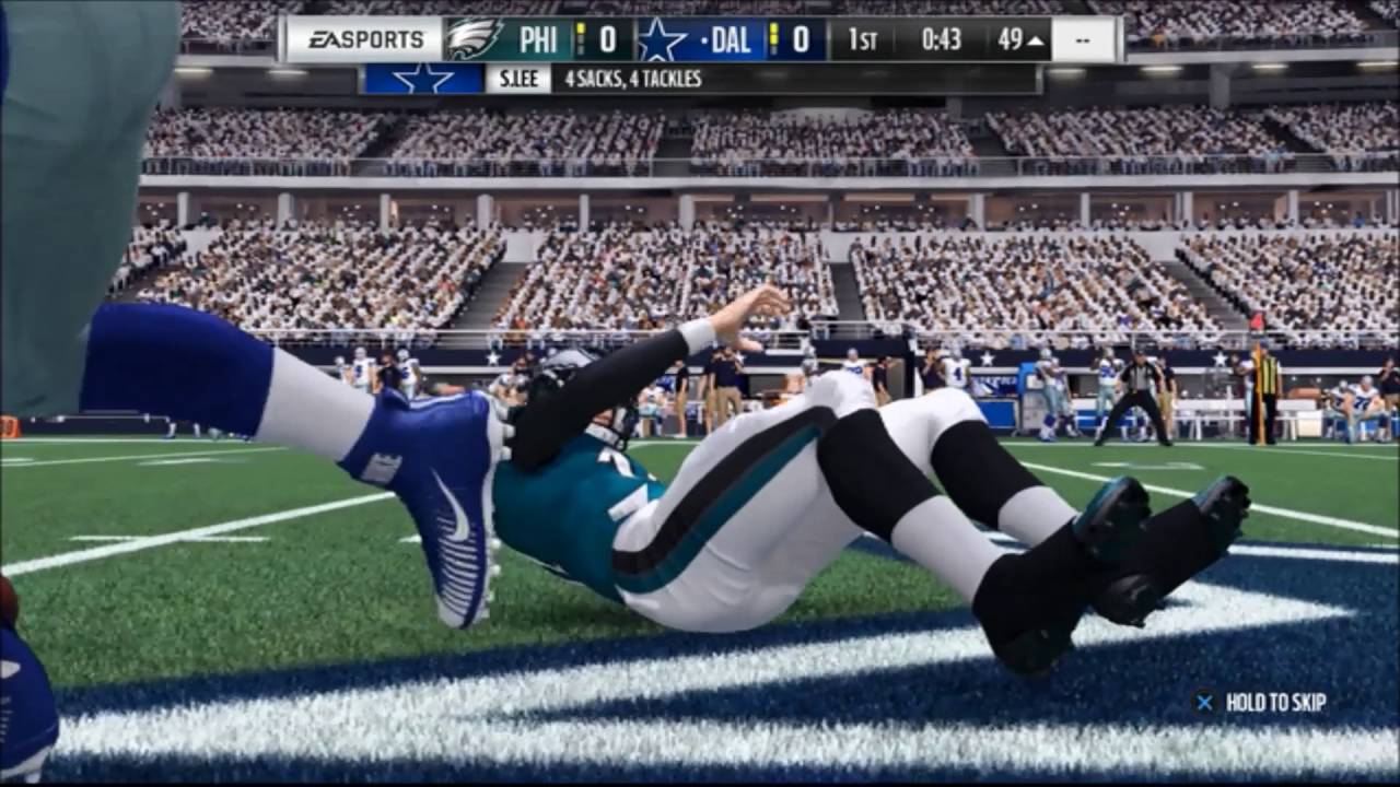 MADDEN 17 (LB A GAP) 4 3 WIDE 9 BLITZ 5 MAN BLITZ - YouTube