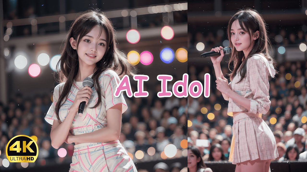 [4K AI ART] AI Idol / AI Beauties / アイドル / Part.1 - YouTube