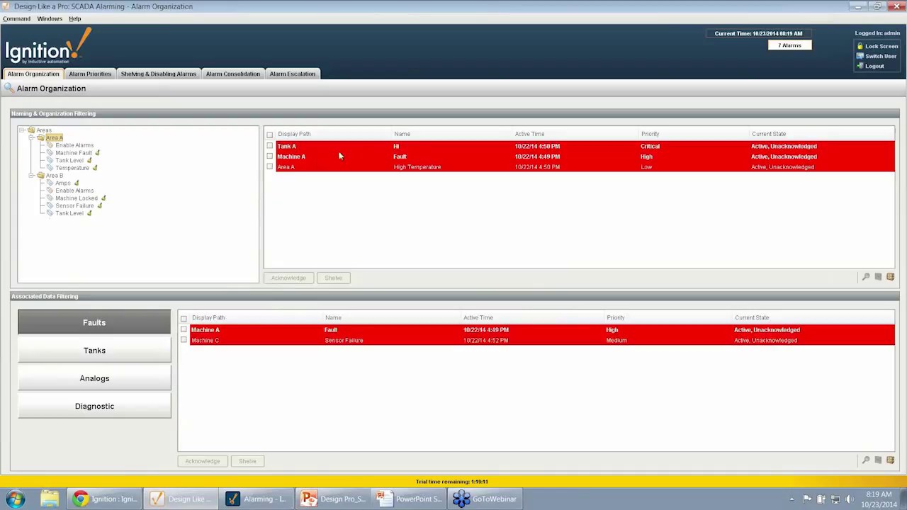 Design Like a Pro: SCADA Alarming - Organizing your Alarms - YouTube