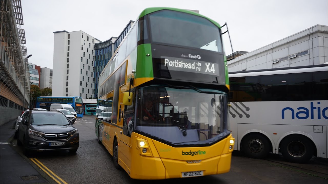 *Full Route* X4 to Portishead | MF22 SZC | 35689 | Wright StreetDeck ...