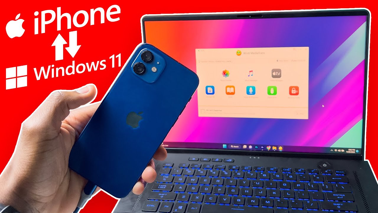 How to easily transfer files between your iPhone and Windows PC - YouTube