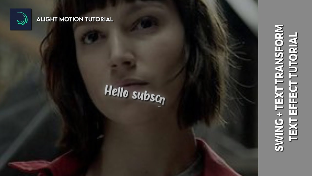 Swing + Text Transform Effect In Alight Motion With XML | Alight Motion Text Effect Tutorial ...