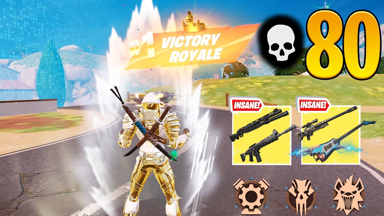 80 Elimination Solo Vs Squads Gameplay Wins (Fortnite Chapter 5) - YouTube