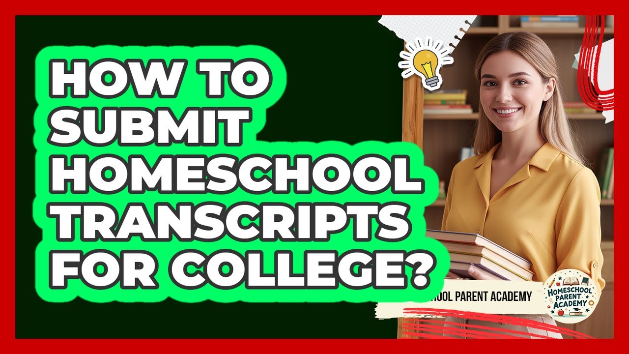 How To Submit Homeschool Transcripts For College? - YouTube