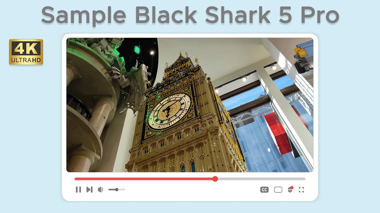 Test di ripresa da Black Shark 5 Pro in 4K
