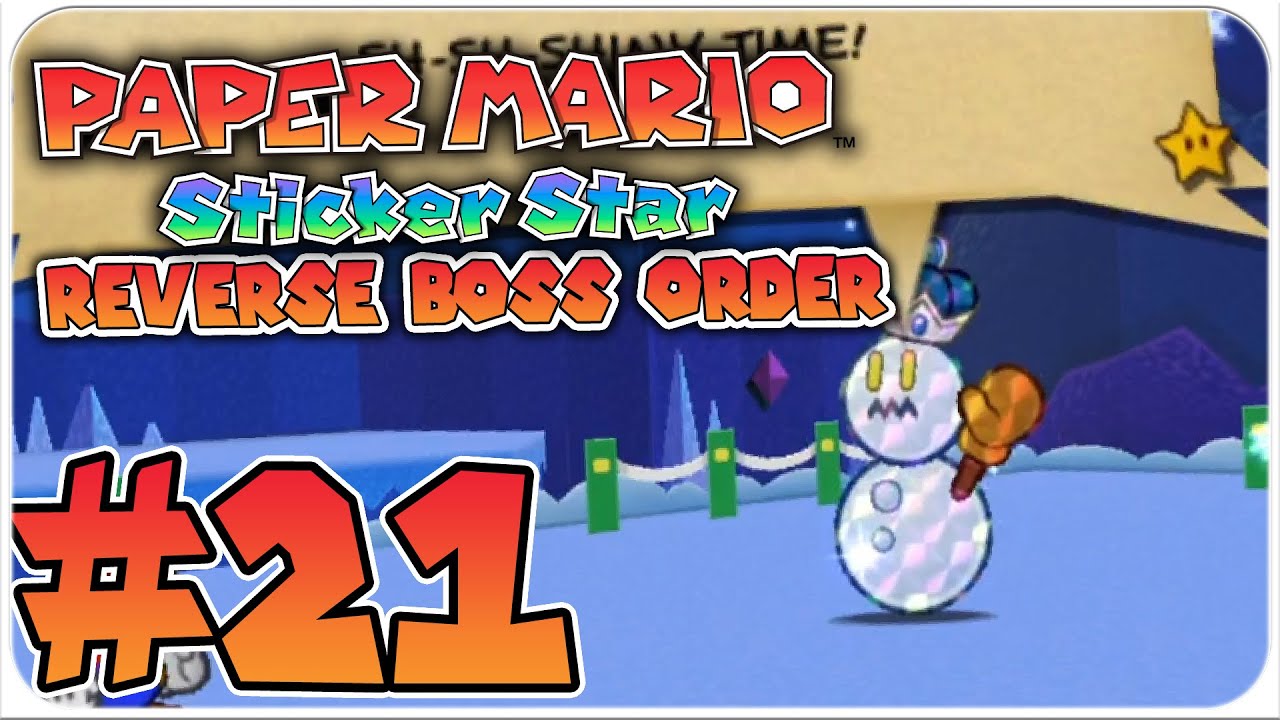 Paper Mario Sticker Star: Reverse Boss - Episode 21 - Melting Point ...
