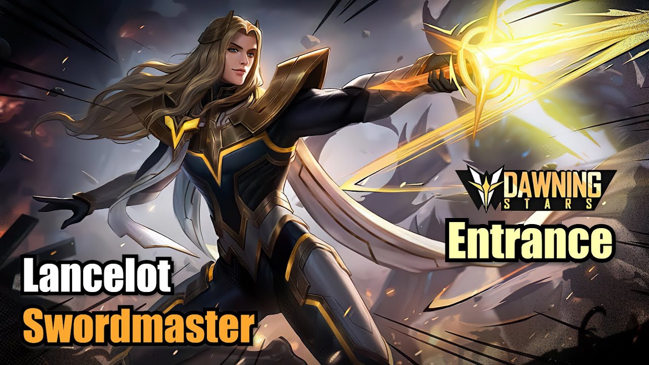Lancelot Swordmaster Skin Dawning Entrance (Upscale 4K) Mobile Legends ...