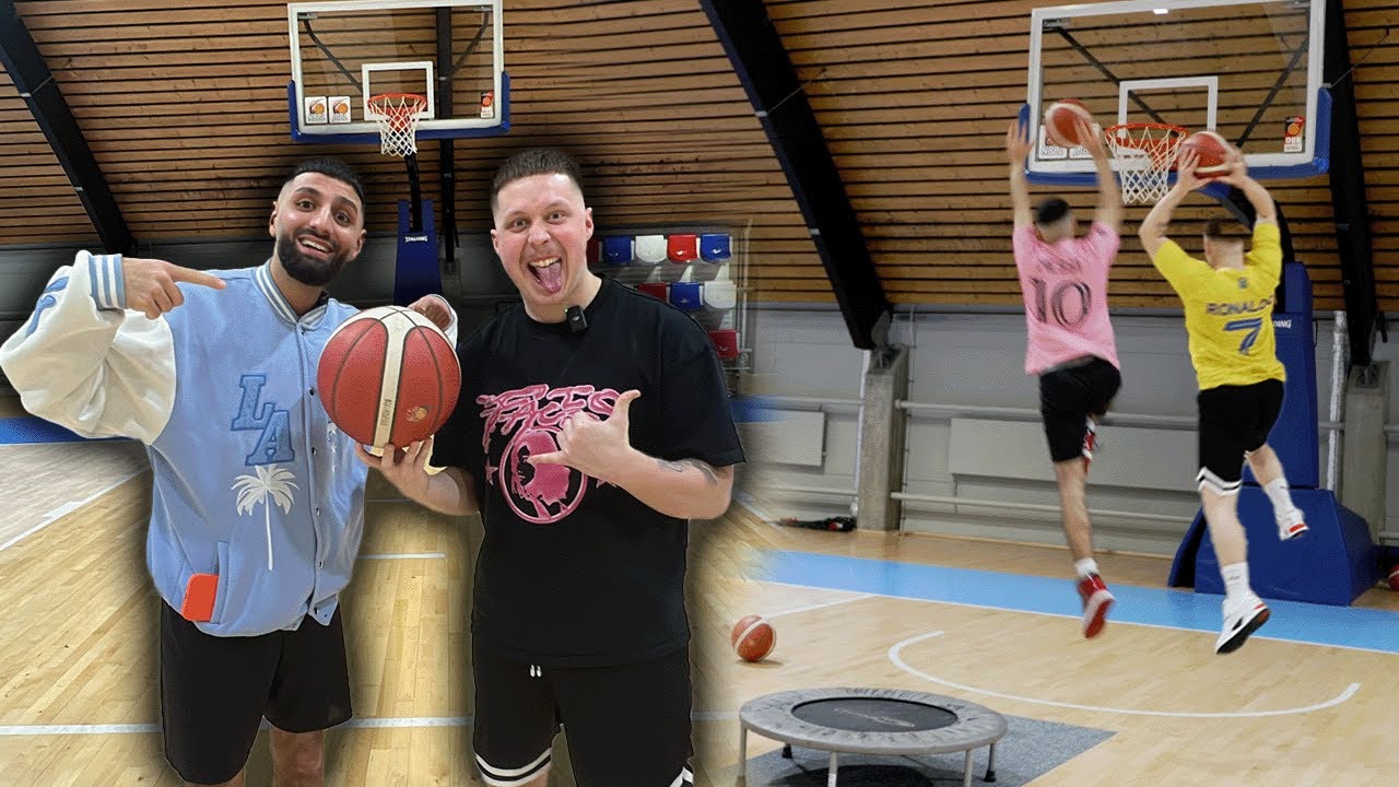 BASKETBALL MATCH in REAL LIFE | Jordan & Semih - YouTube