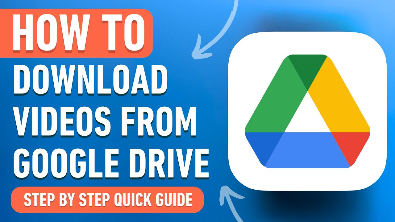 How to Download Videos from Google Drive [2024] Easy Tutorial - YouTube