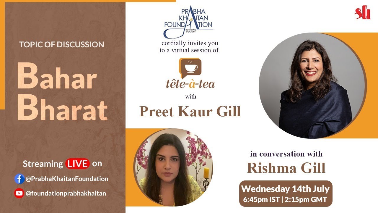 Tete-a-Tea with Preet Kaur Gill - YouTube