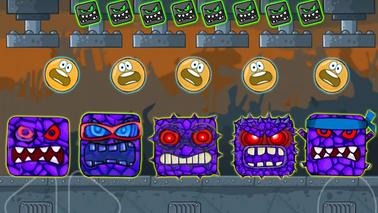 RED BALL 4 - GOLDEN BALL VS ALL BLUEBERRY BOSSES IN ALL VOLUMES ...