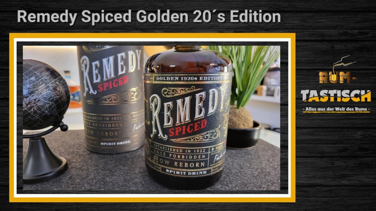 Remedy Golden 20´s Edition Spiced Rum 41,5% | Rum-Info & Tasting 🥃 ...
