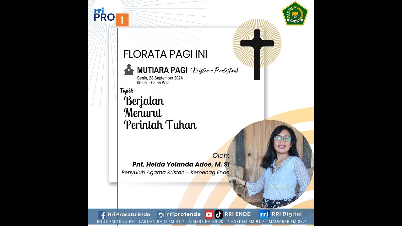 MUTIARA PAGI AGAMA KRISTEN PROTESTAN -BERJALAN MENURUT PERINTAH TUHAN ...