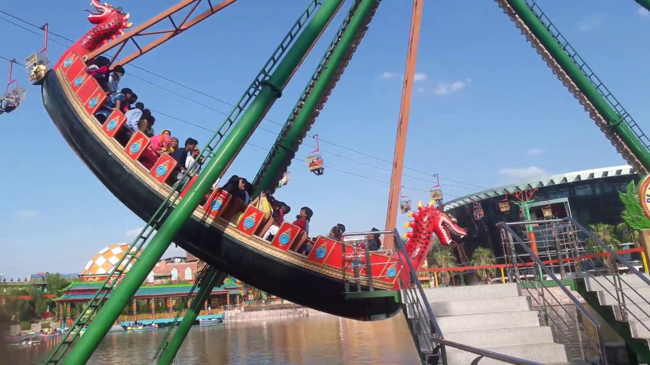 BLUE WORLD THEME WATER PARK DRY RIDES, COLUMBUS - YouTube